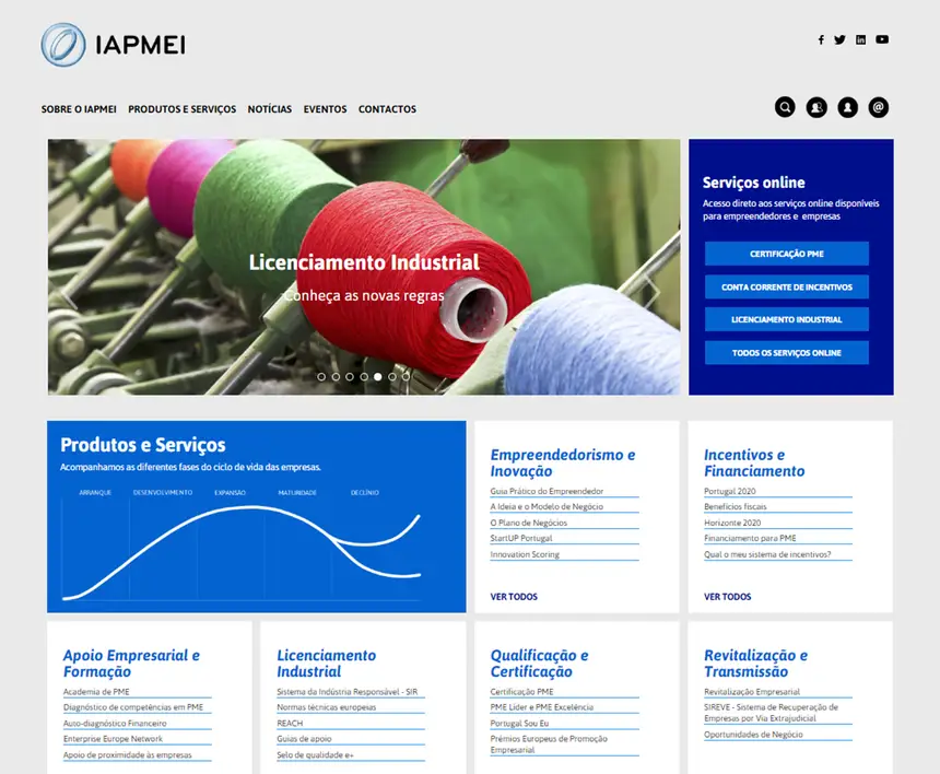 IAPMEI tem novo site para as empresas
