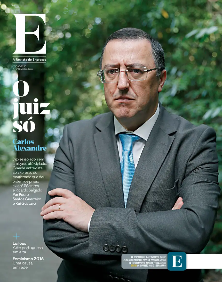 Carlos Alexandre, o juiz só, na Revista E