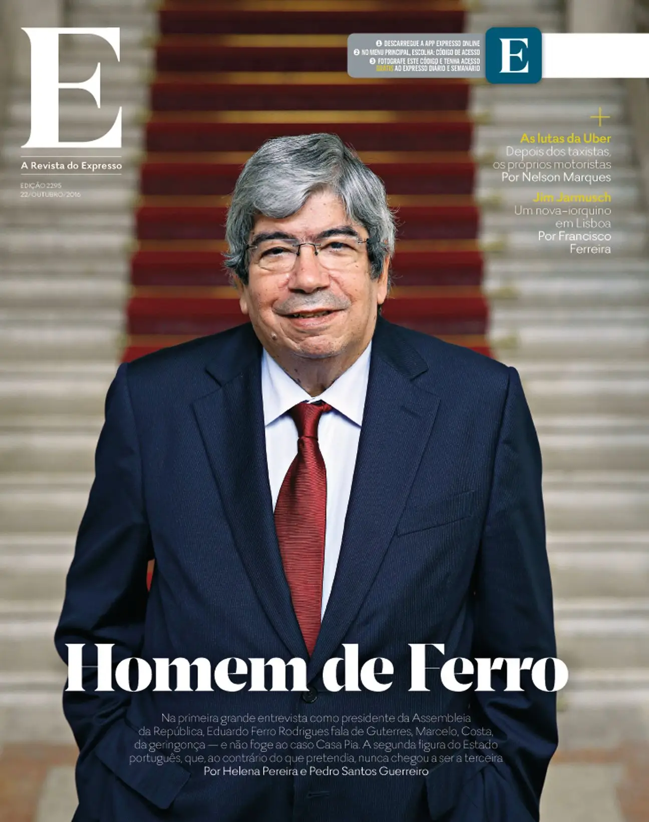 Ferro Rodrigues, na Revista E - Expresso