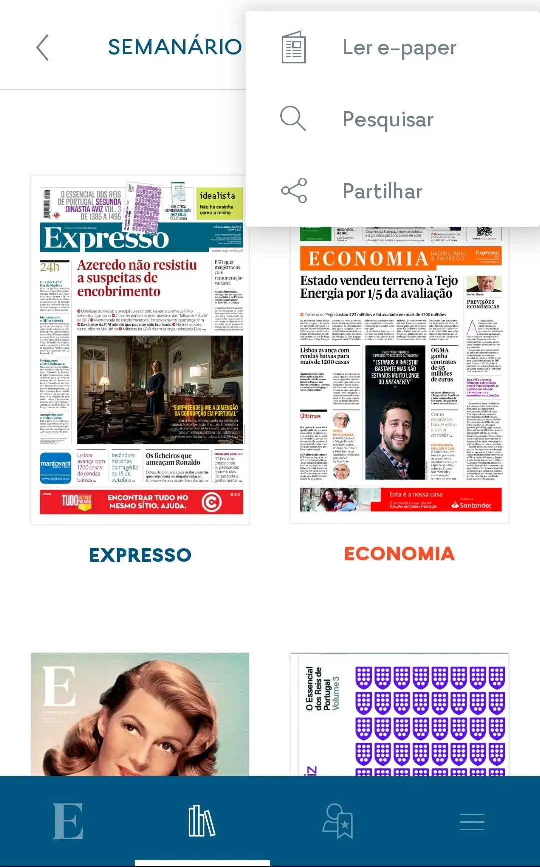 O Expresso tem uma nova app - Expresso