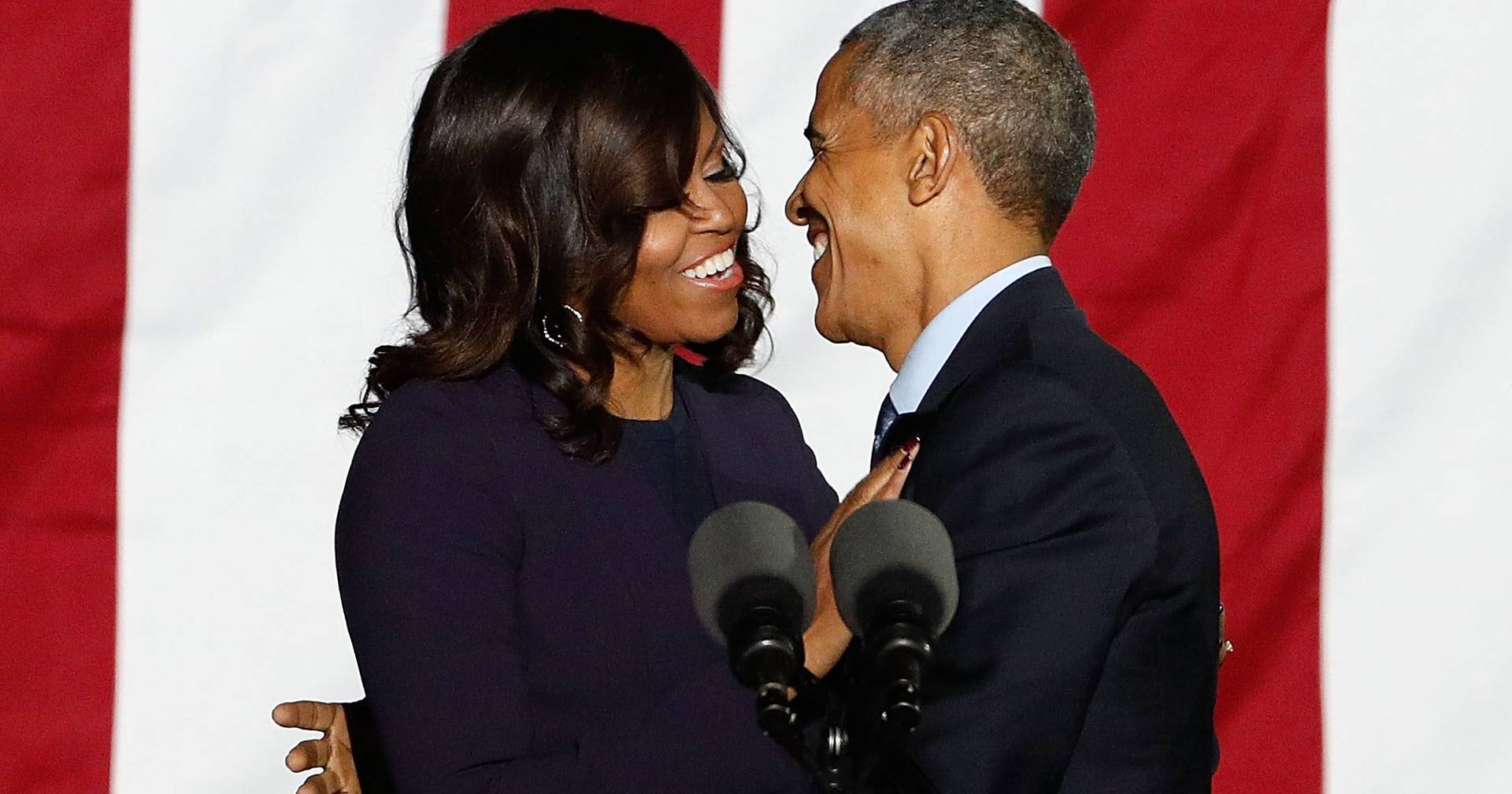 Barack E Michelle Obama Regressaram à Casa Branca Para Inaugurar