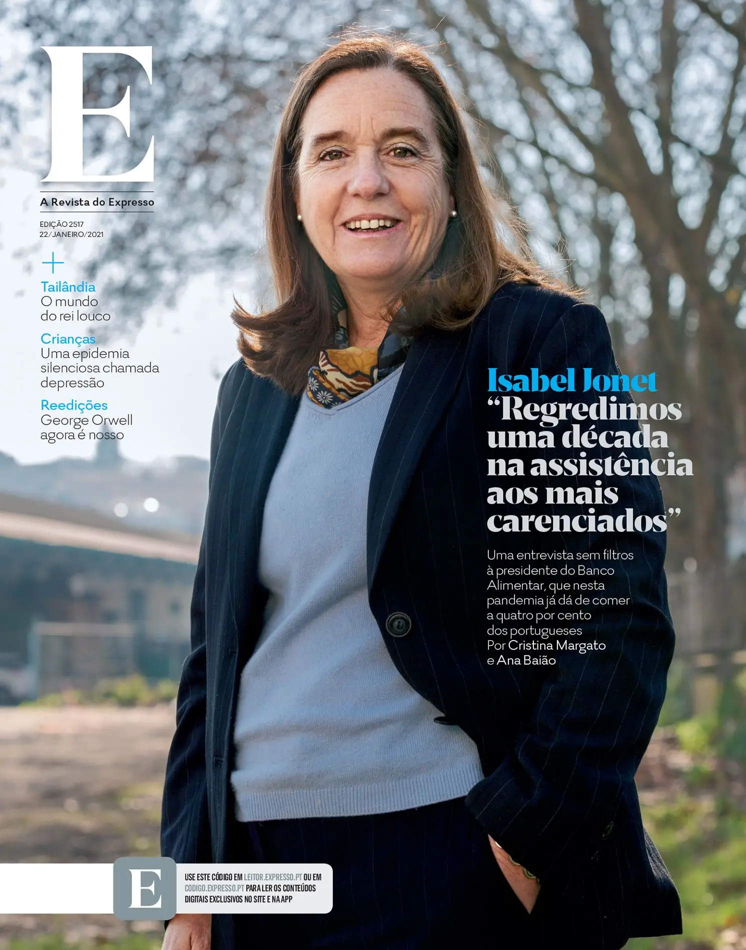 Isabel Jonet, na revista E - Expresso