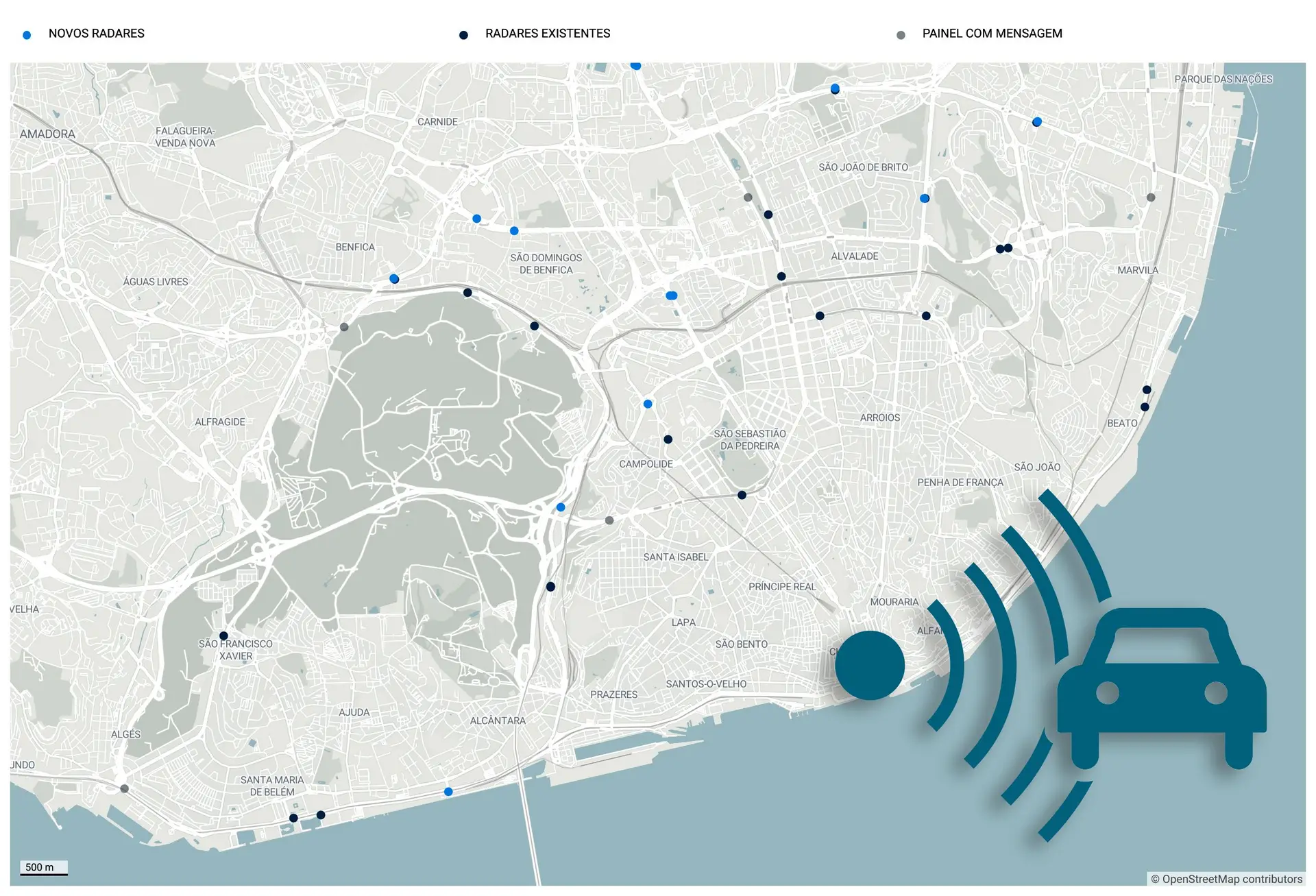 Se quer saber onde ficam os 41 novos radares que já estão em ...