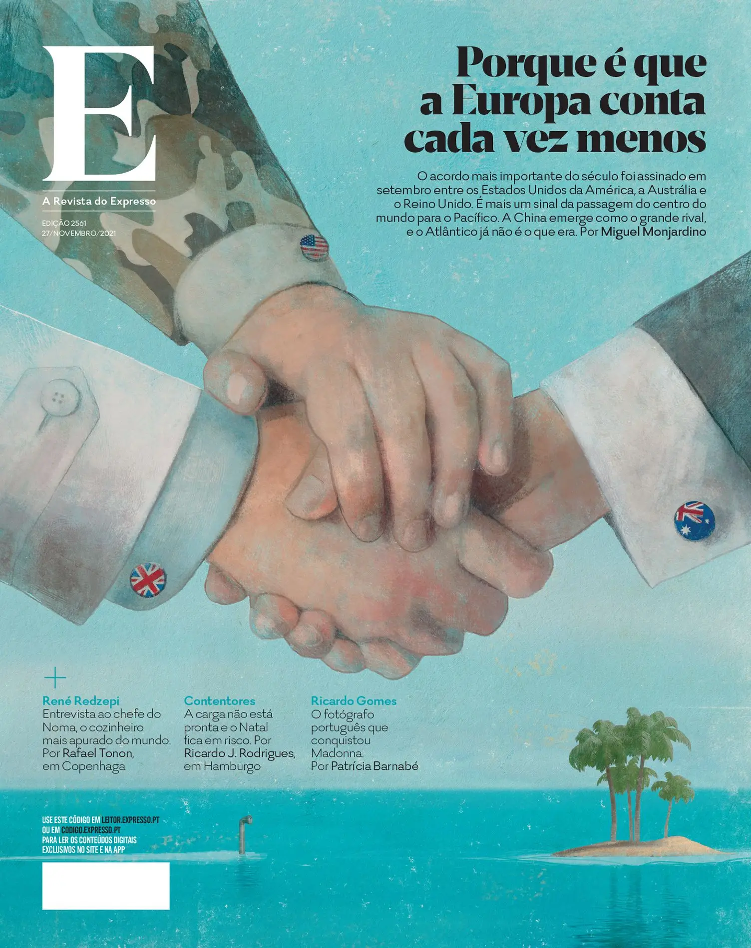 Porque é que a Europa conta cada vez menos: a capa da revista E - Expresso