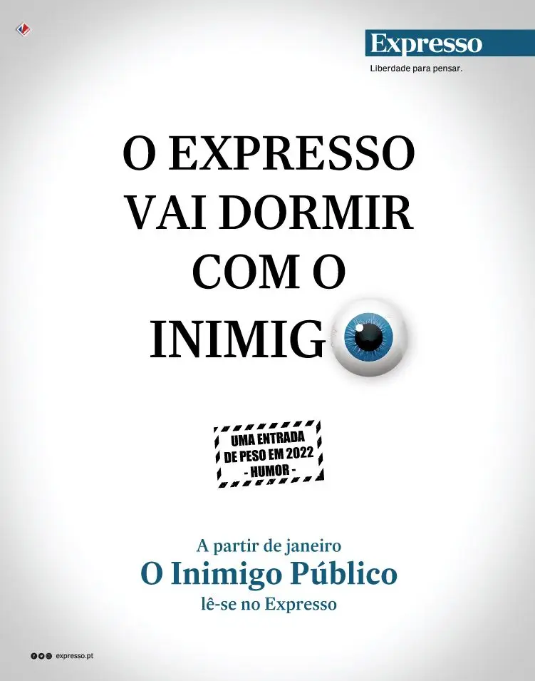 “Inimigo Público” passa a integrar o Expresso em janeiro - Expresso