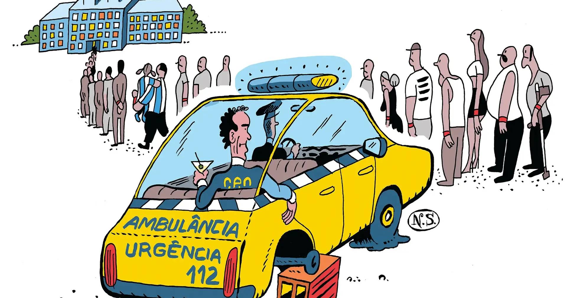 Novo CEO do SNS vai ter direito a ambulância oficial do INEM - Expresso