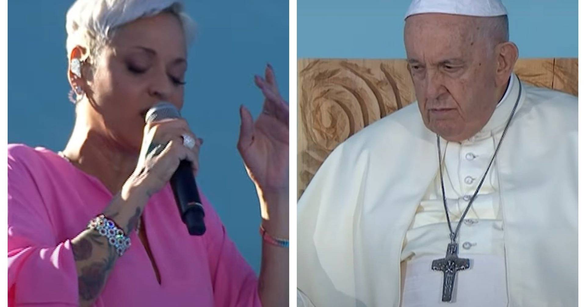 Mariza cantou ‘Foi Deus’ para o Papa Francisco - Expresso