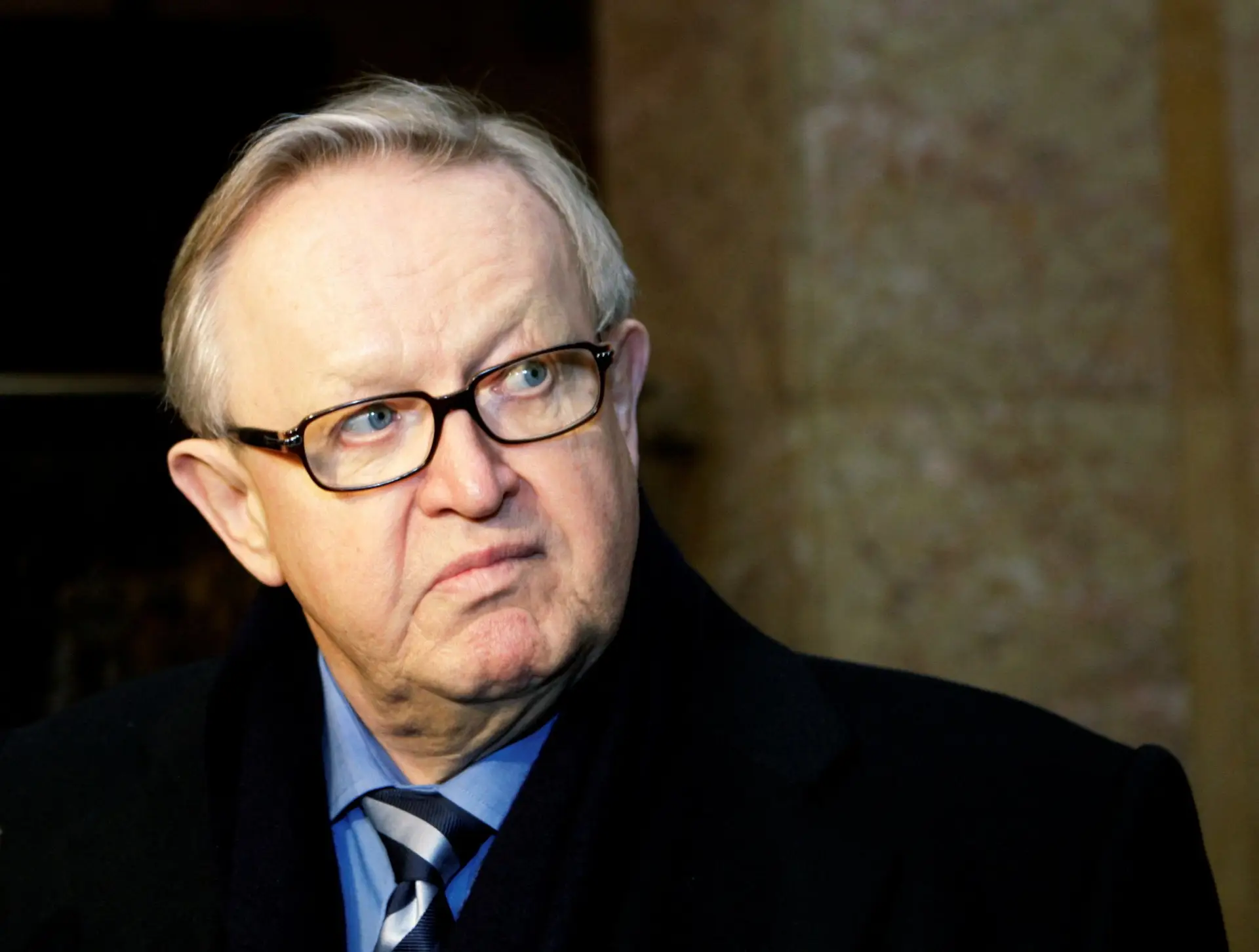 Martti Ahtisaari, Prémio Nobel de 2008 e ex-Presidente da Finlândia ...