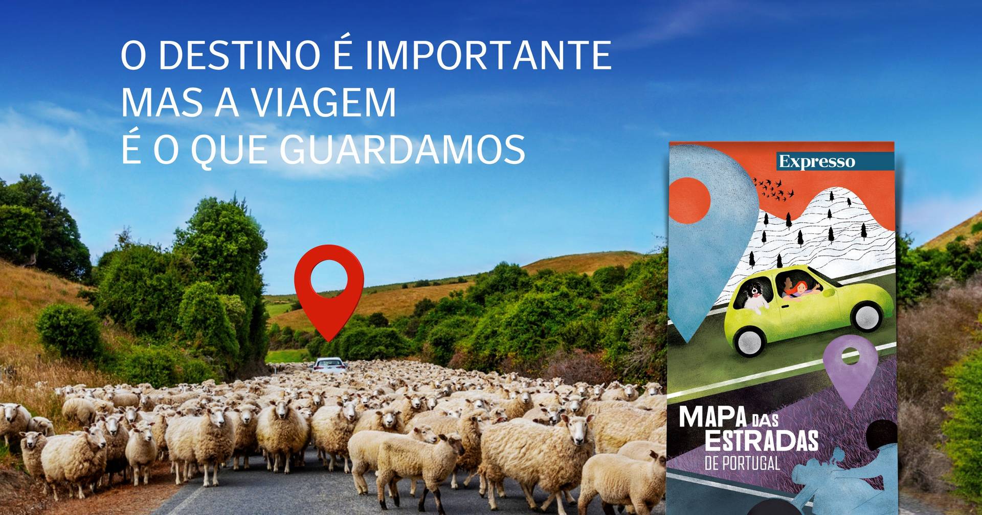 Expresso oferece "Mapa das Estradas de Portugal 2024" - Expresso