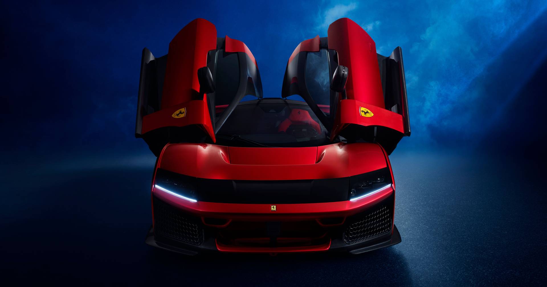 Está aí o novo supercarro da Ferrari: tem motor híbrido de 1200 cavalos ...