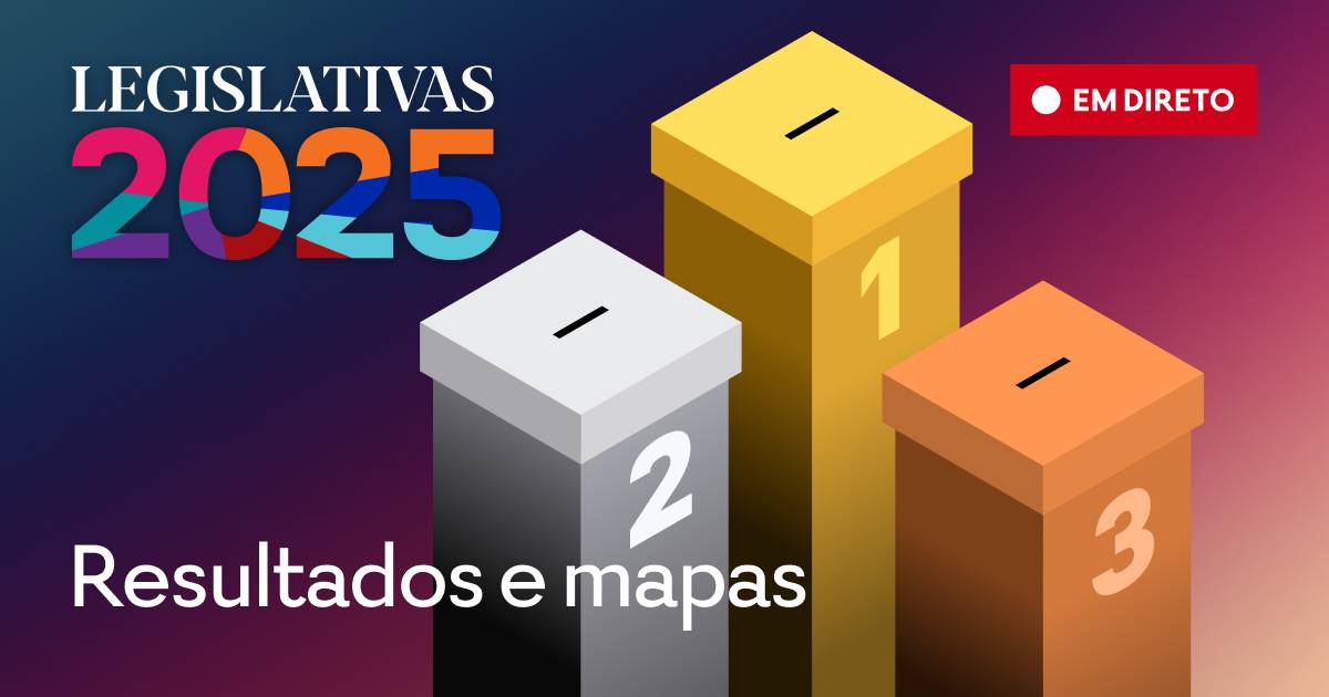 Legislativas 2025: veja os resultados das eleições em números e mapas ...