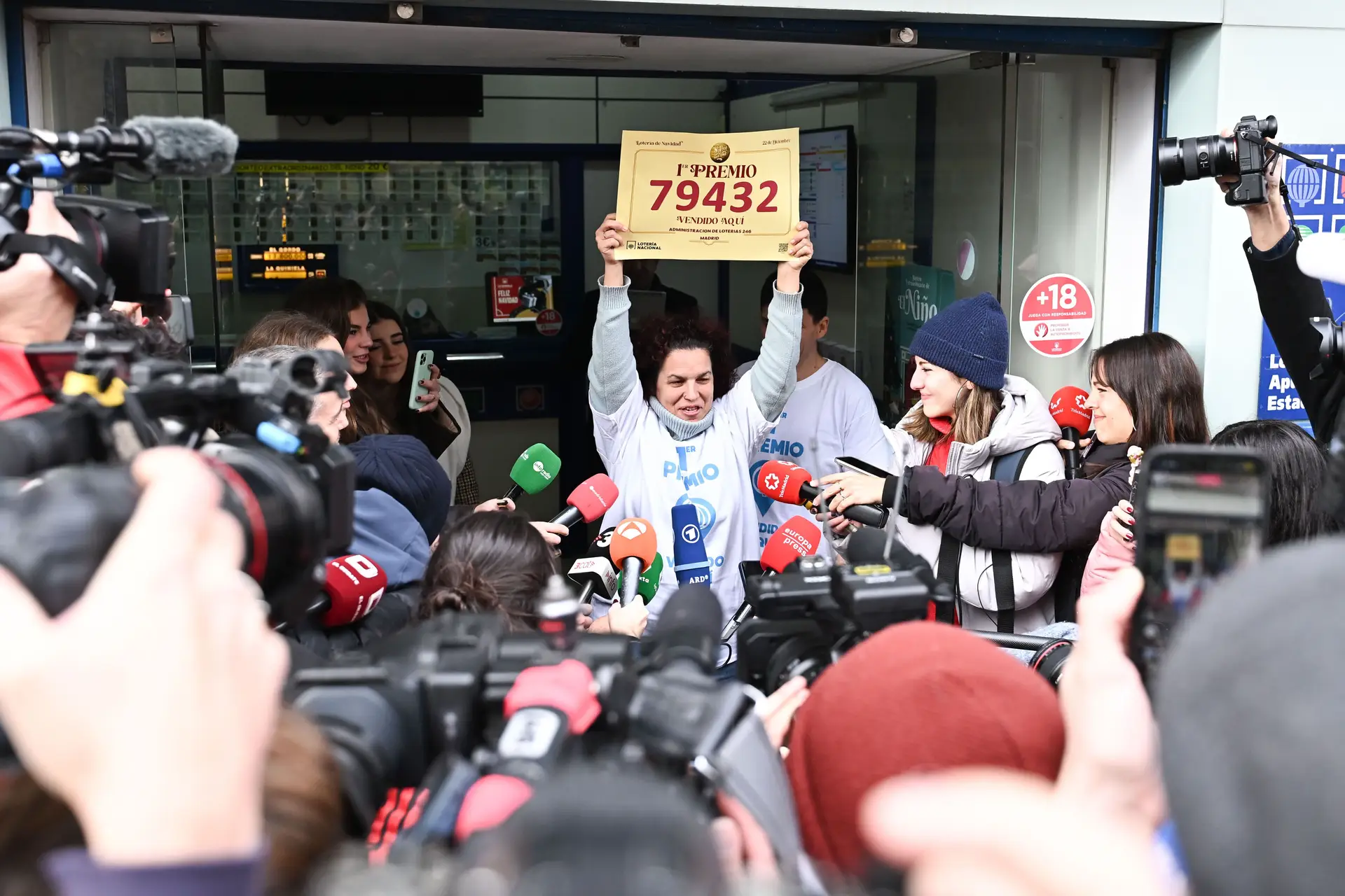 “El Gordo”: a sorte quis que grande parte da lotaria especial de Natal ...