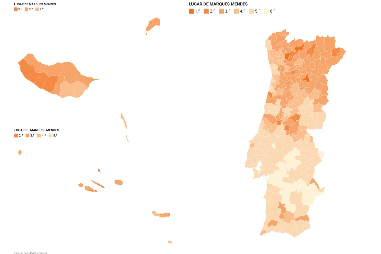 Cotrim bateu Mendes em 161 concelhos, Melo em 149, Seguro em 298 e ...