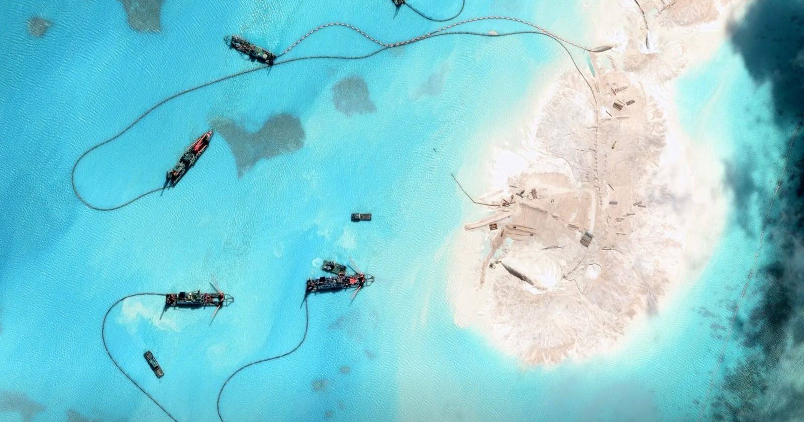 Pequim constrói nova ilha artificial no Mar do Sul da China: “Isto está ...