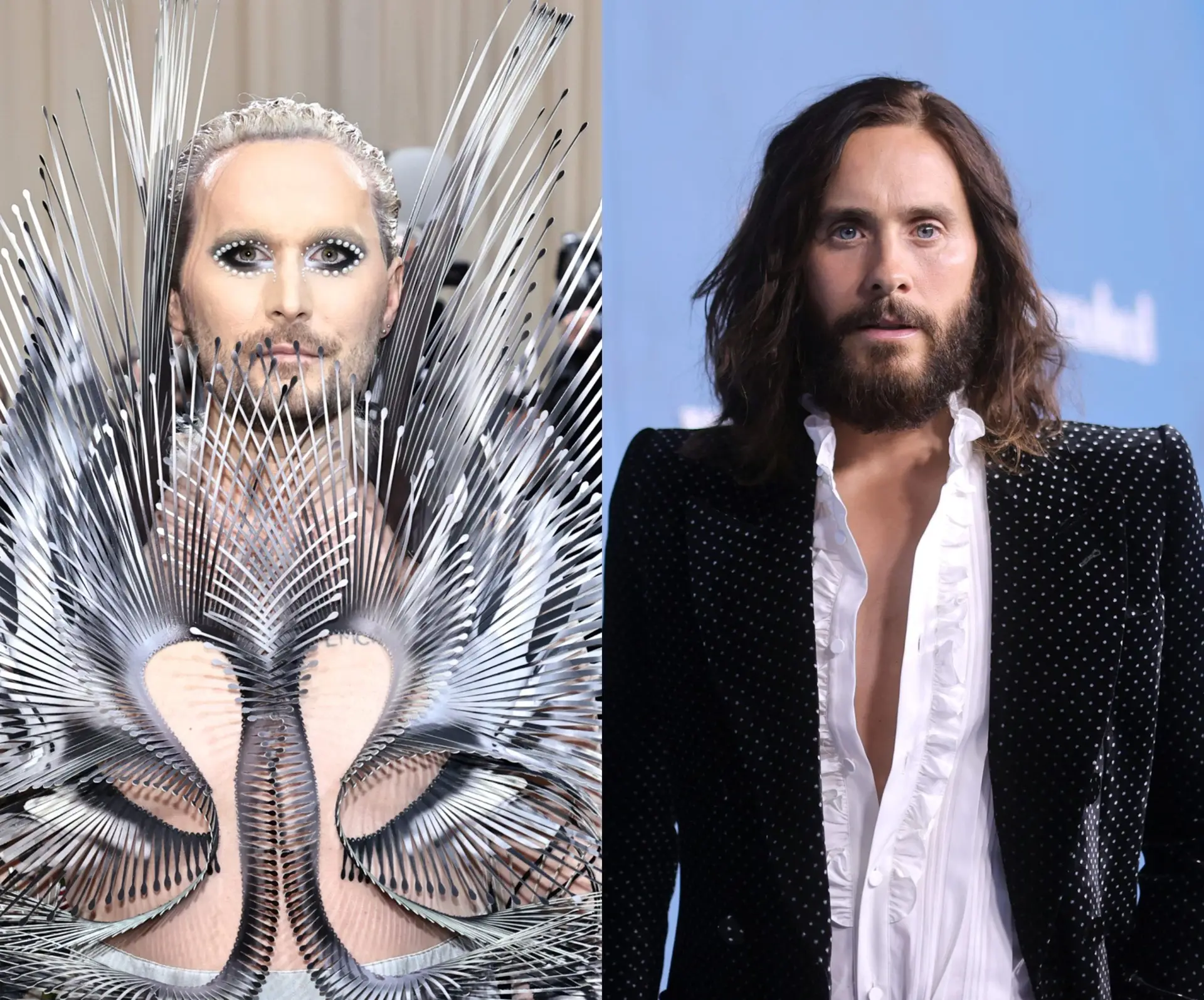 Se acha que é Jared Leto em ambas as fotos, pense duas vezes. A ...