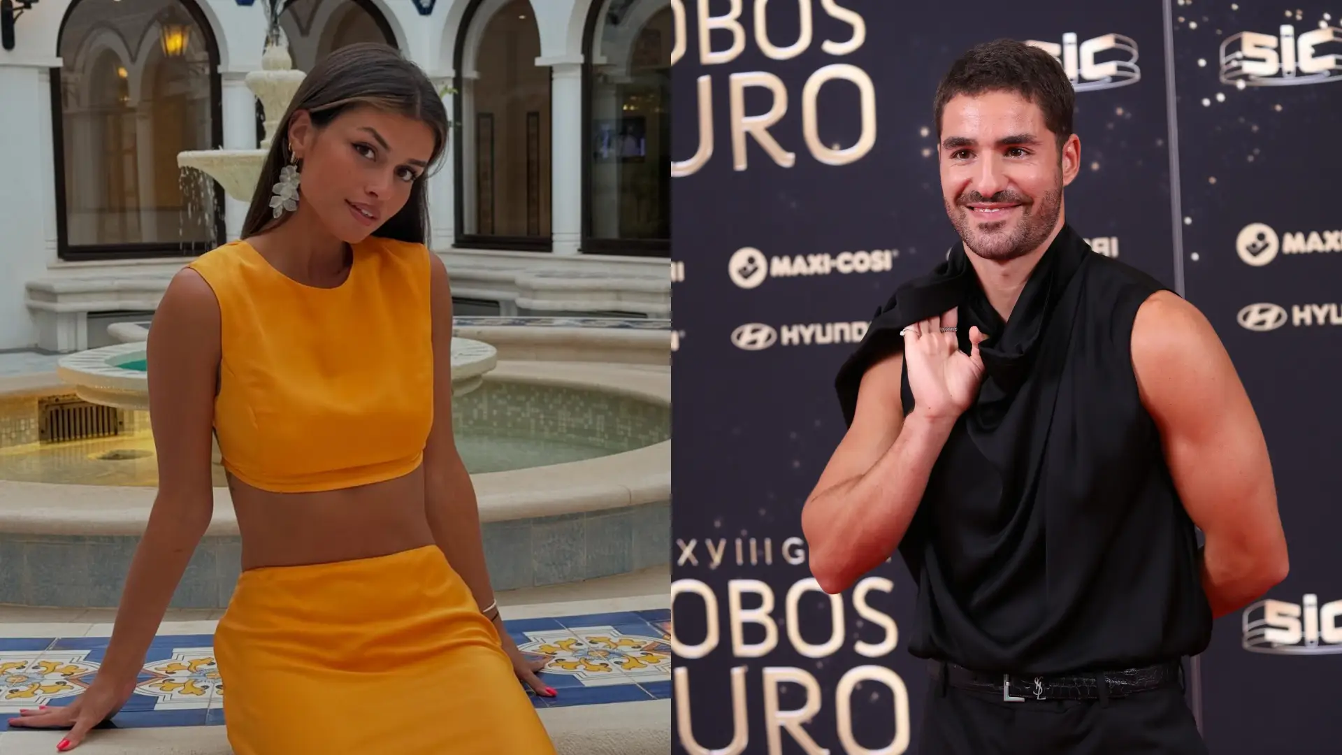 O apoio de Luisinha Oliveira a José Condessa nos Globos de Ouro ...