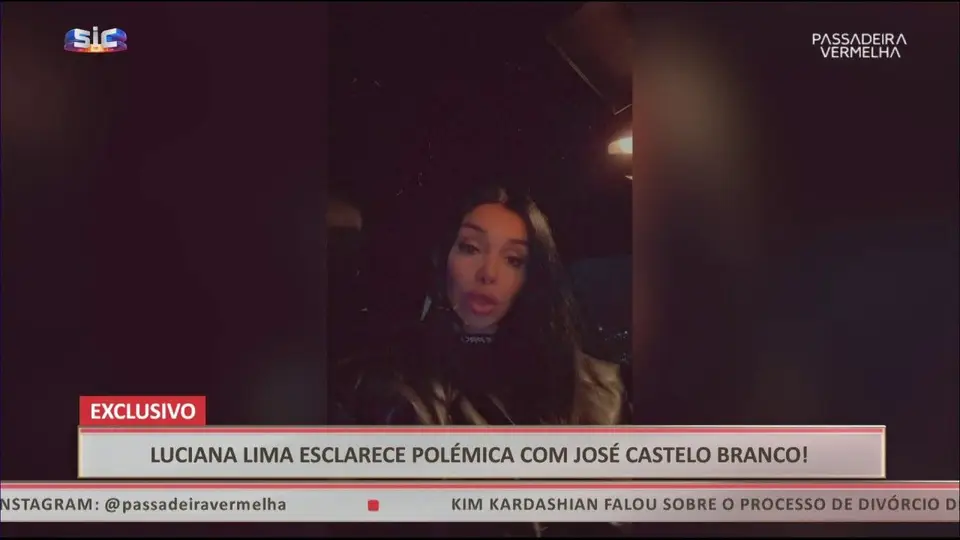 Luciana Lima, ex-agente de José Castelo Branco, faz esclarecimento sobre polémica - SIC