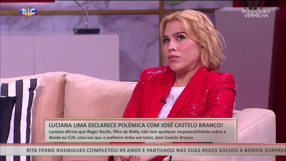 Luciana Lima, ex-agente de José Castelo Branco, faz esclarecimento sobre polémica - SIC