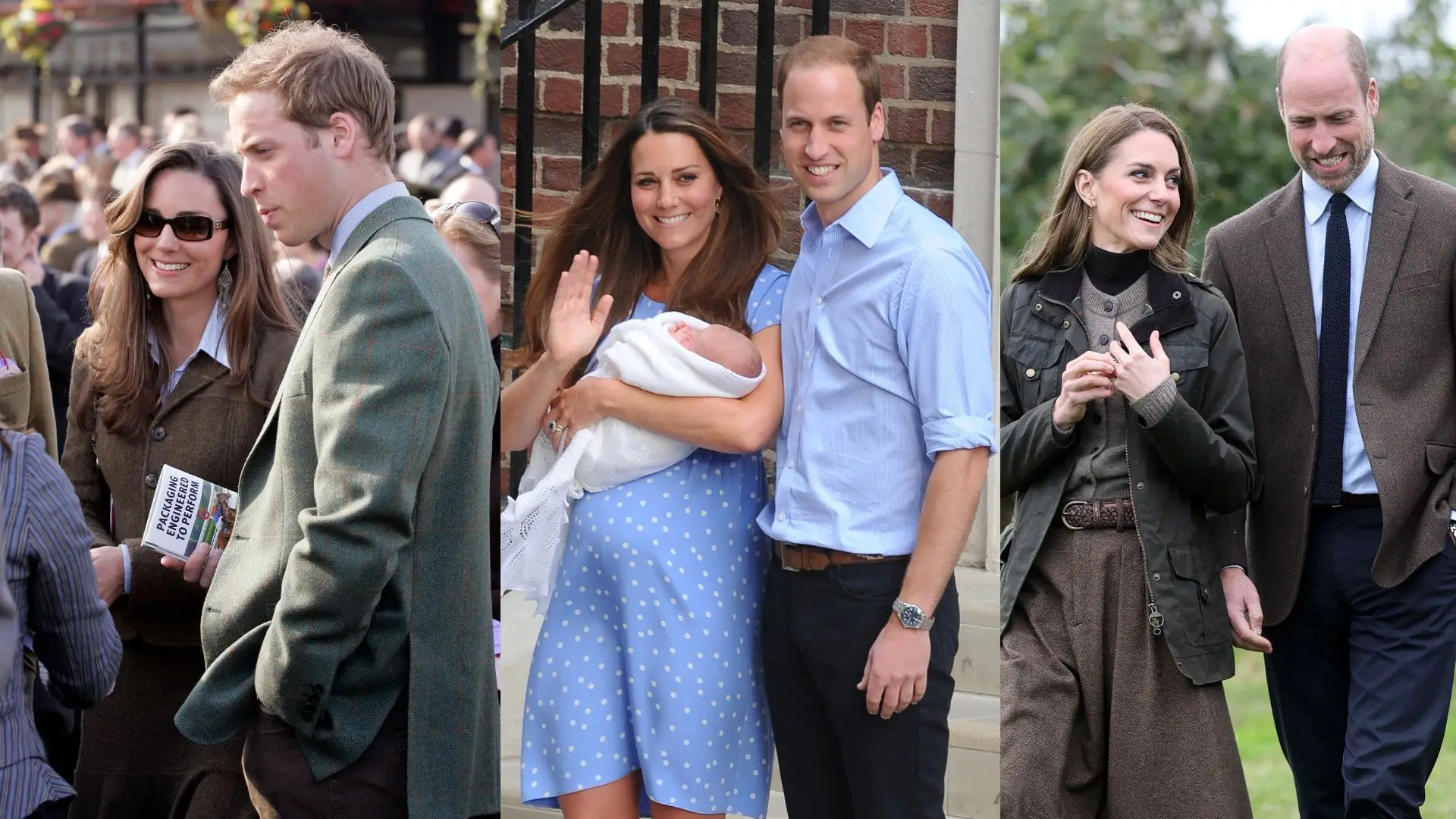 Quem os viu e quem os vê! A história de amor de William e Kate em ...