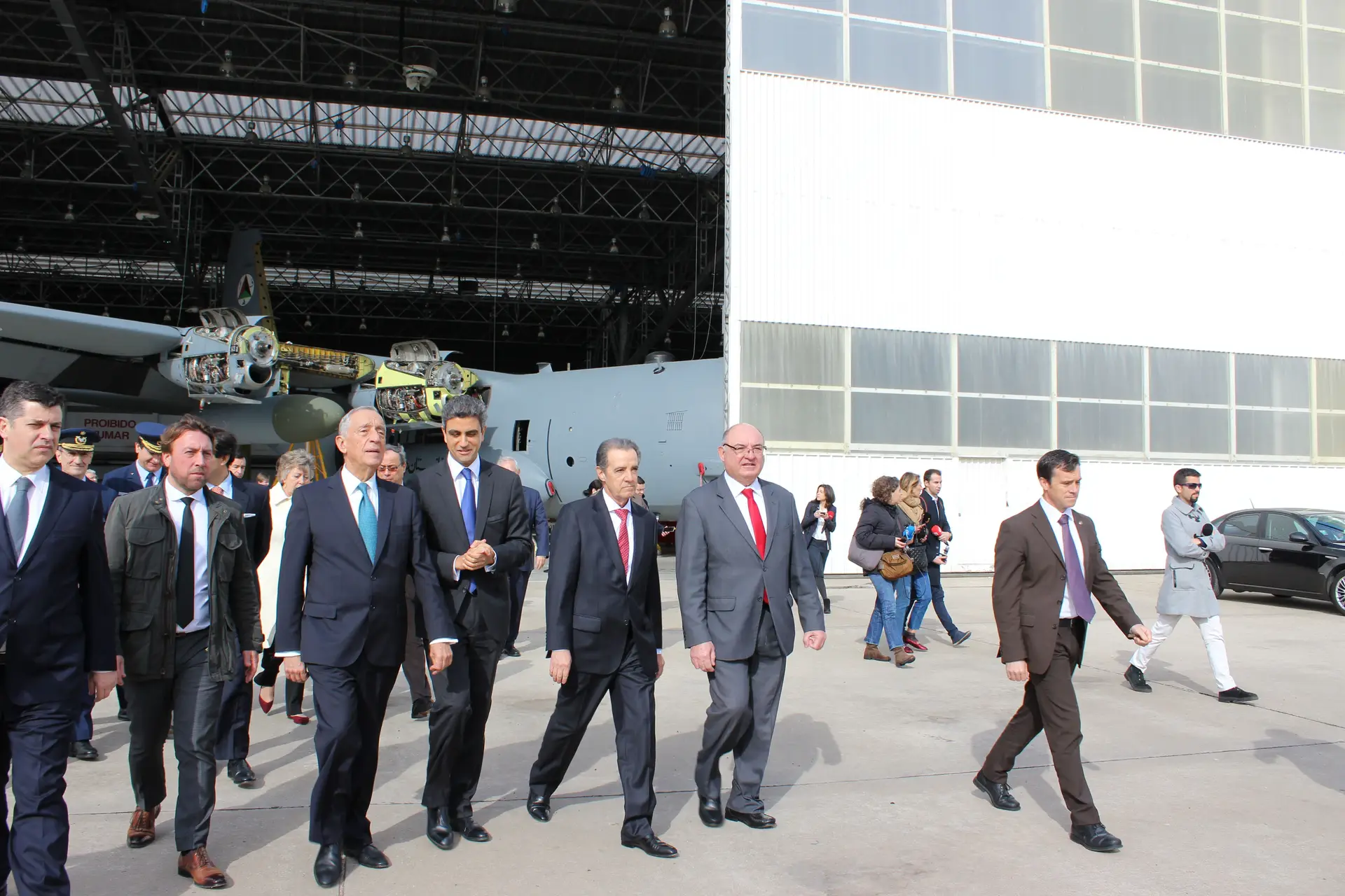 O MIRANTE | Visita do Presidente da República à OGMA dá esperança a ...