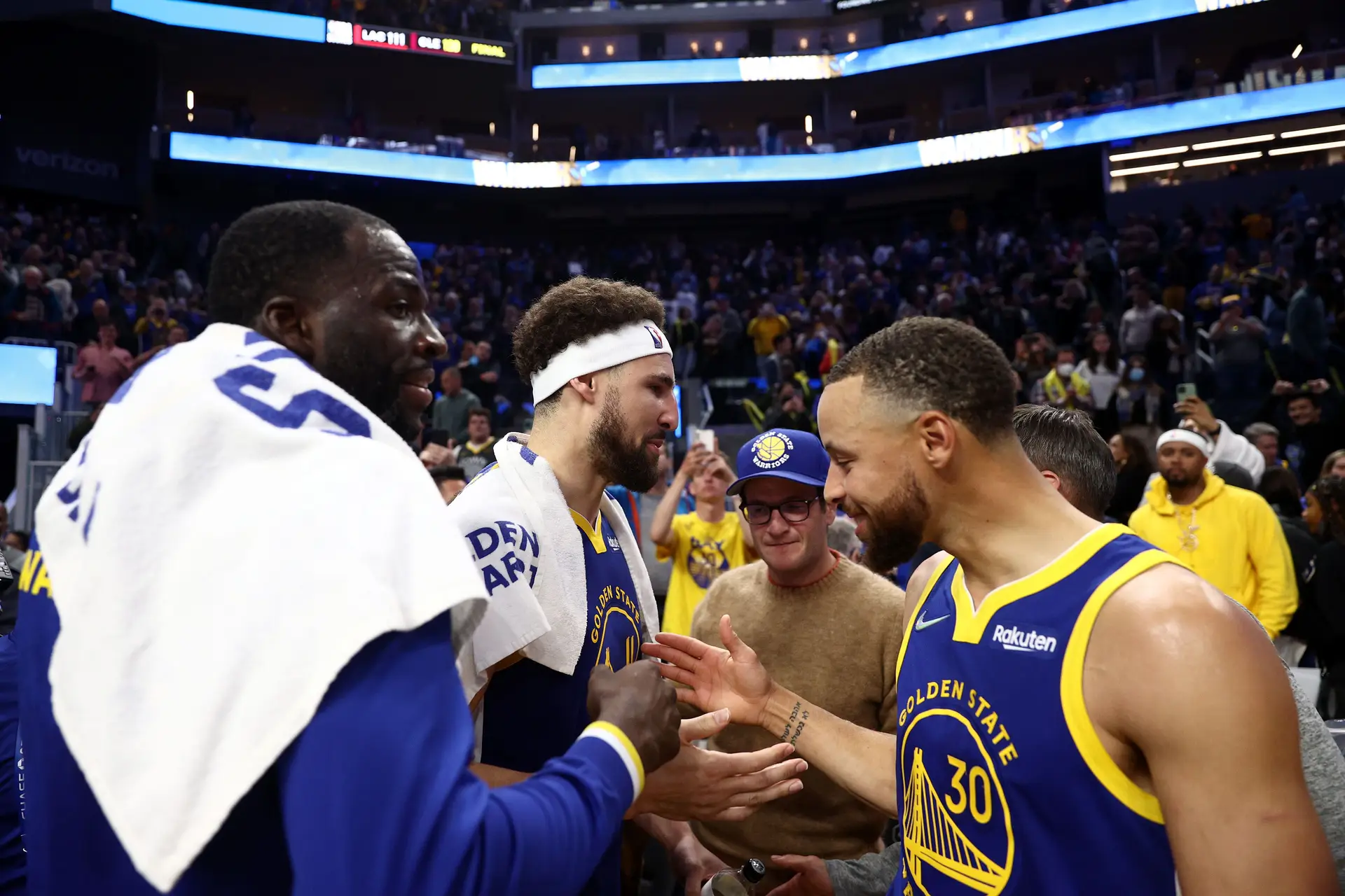 Os Warriors tiveram os seus três estarolas de novo reunidos, mas por ...
