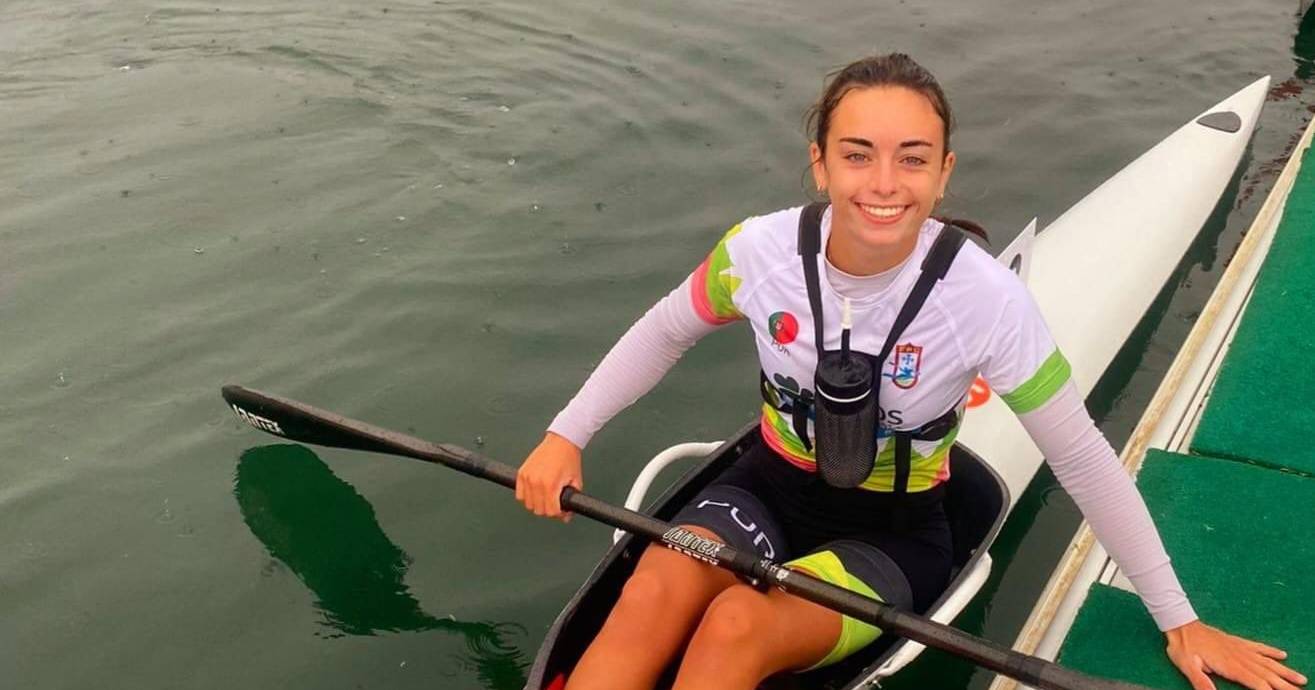 A pagaiar à chuva, Maria Luísa Gomes tornou-se campeã mundial júnior em ...
