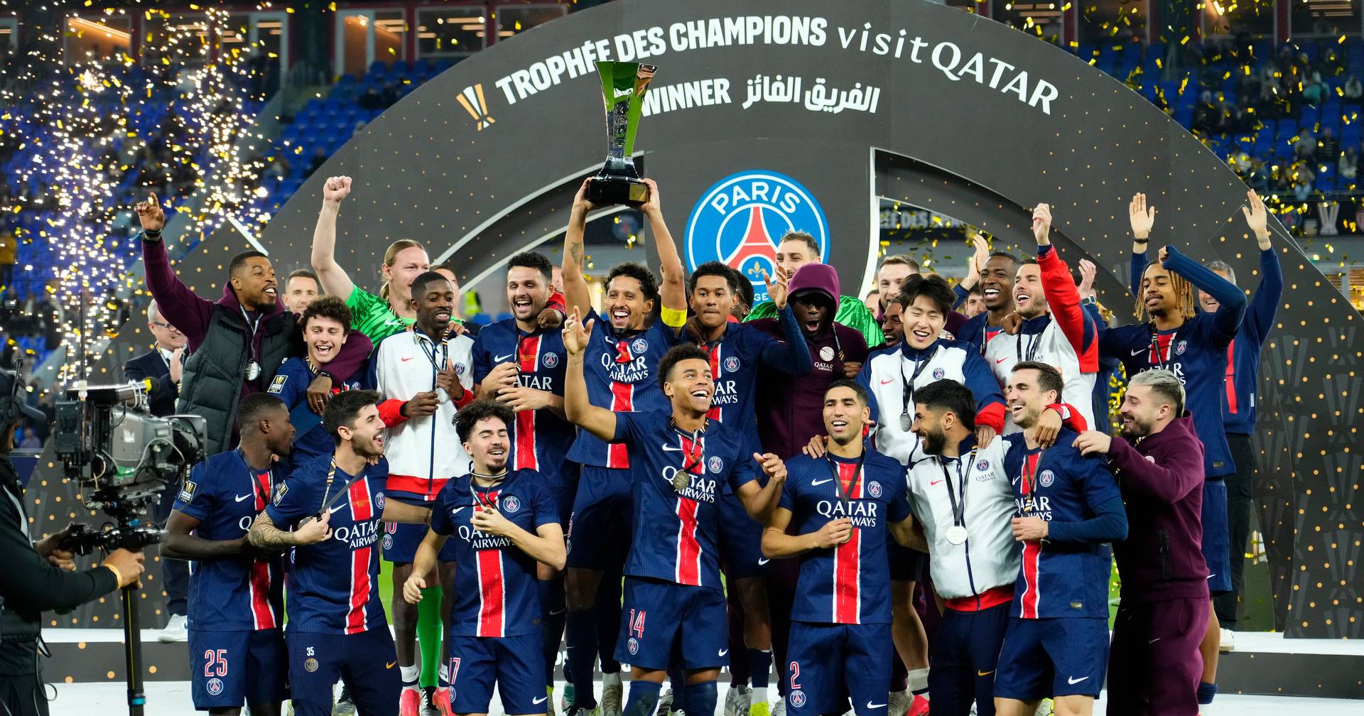 Pela 11.ª vez nos últimos 12 anos, o PSG venceu a Supertaça de França ...