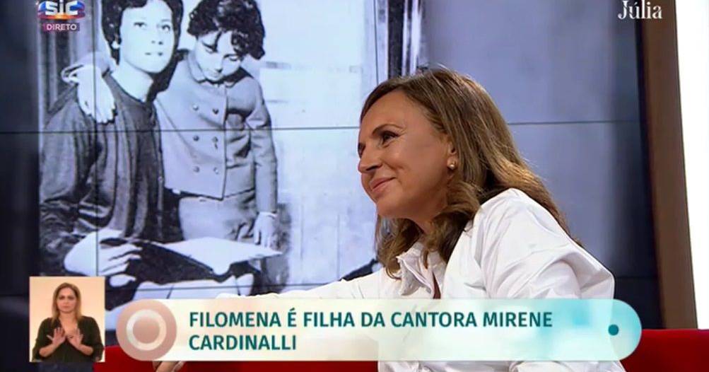 Filomena Cardinali perdeu os pais aos oito anos: "Deus deu-me uma dor ...