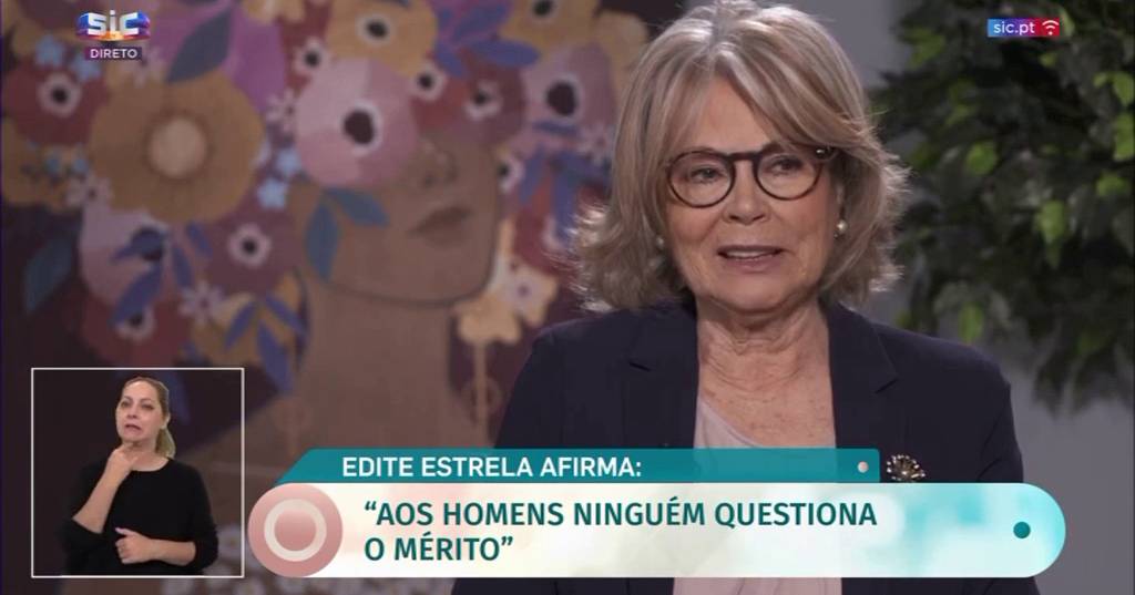 Edite Estrela afirma: “Aos homens ninguém questiona mérito” - SIC