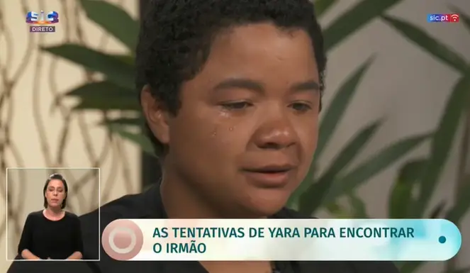 Em lágrimas, Yara faz apelo para encontrar irmão mais novo: “Queria ...