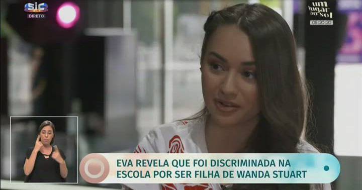 Eva revela que foi discriminada na escola por ser filha de Wanda Stuart ...