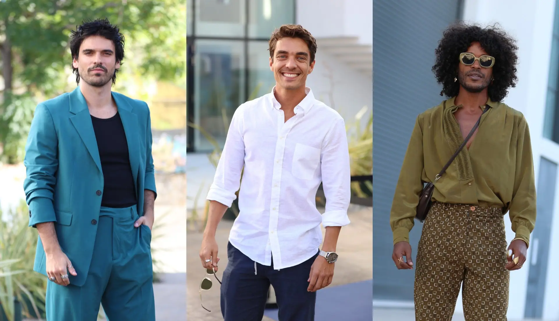 Casual, formal ou arrojado? Veja os looks dos homens que estiveram na ...