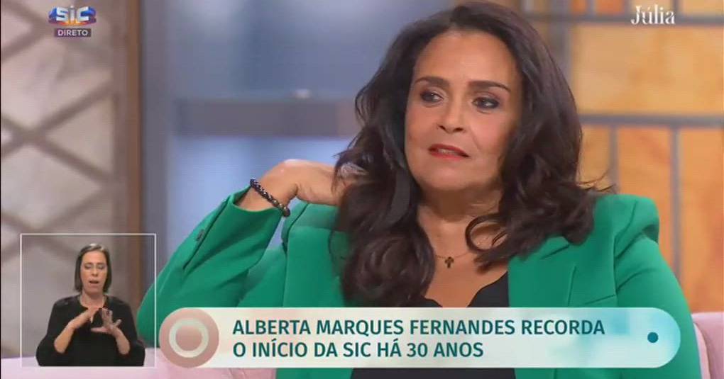 Alberta Marques Fernandes foi o primeiro rosto da SIC: "Nunca pensei em ...