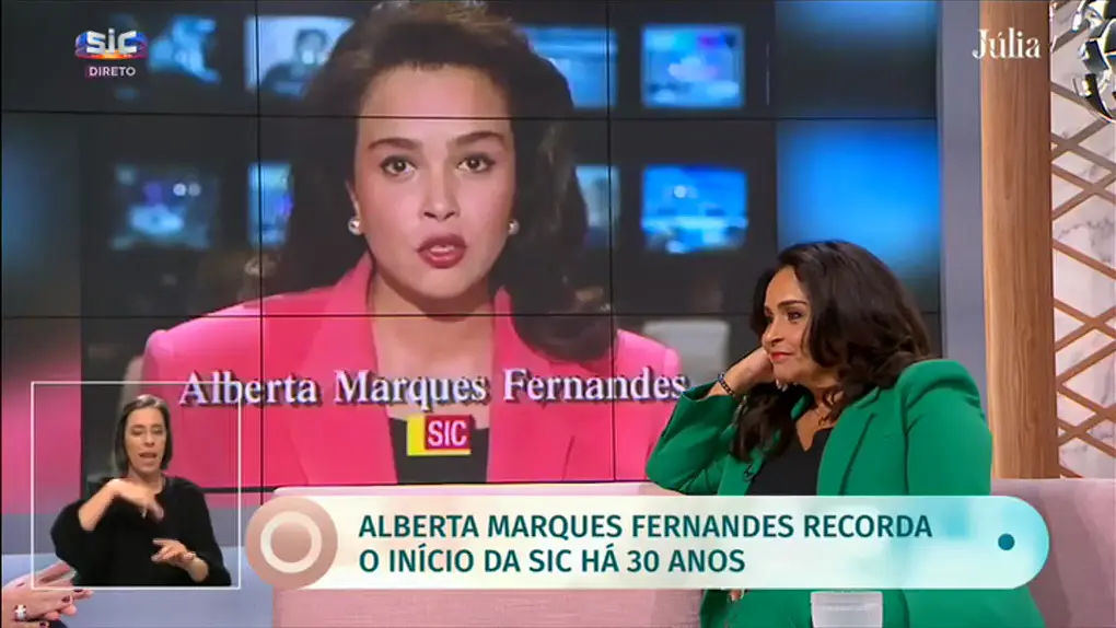 Alberta Marques Fernandes foi o primeiro rosto da SIC: “Nunca pensei em ...