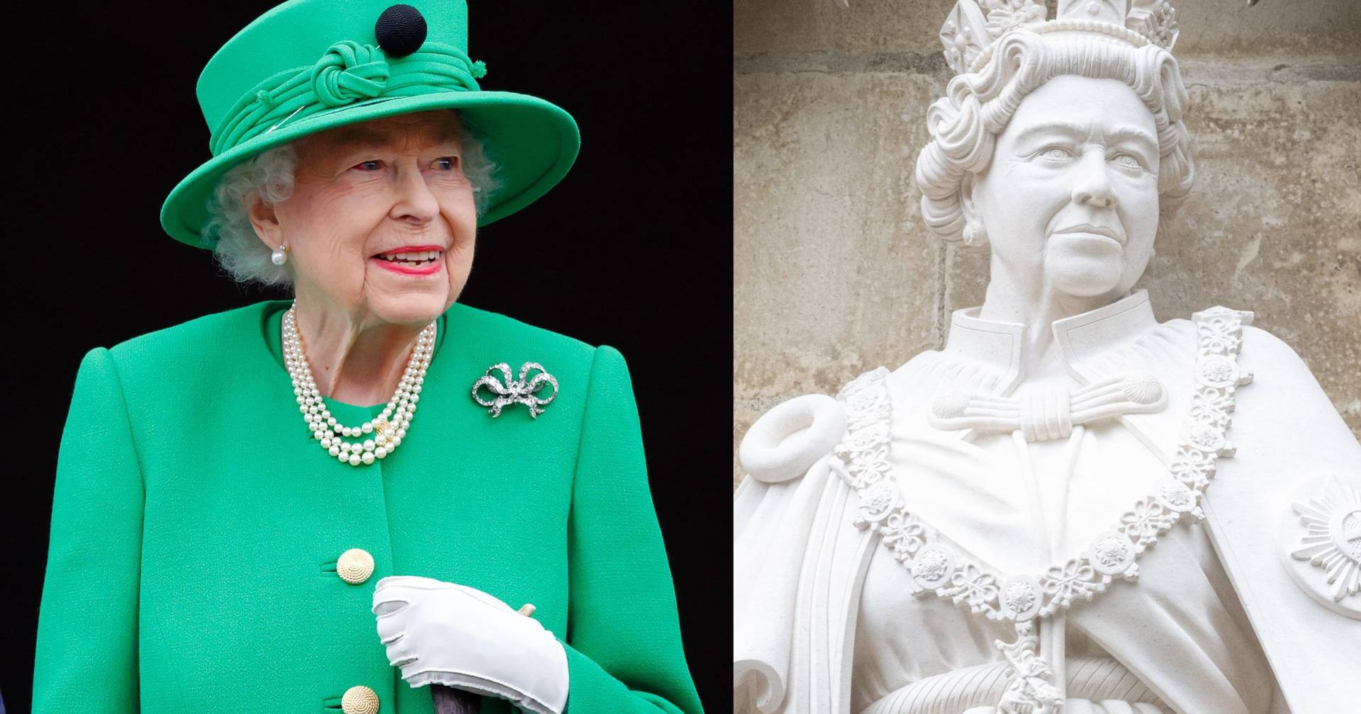 Veja a primeira estátua em homenagem a Isabel II, já depois da sua ...