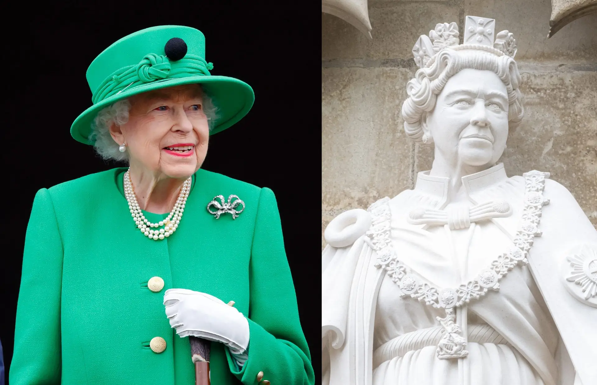 Veja a primeira estátua em homenagem a Isabel II, já depois da sua ...