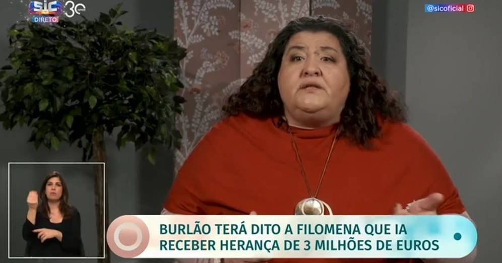 Filomena foi vítima de duas ‘burlas de amor’: “Sente-se exatamente o ...