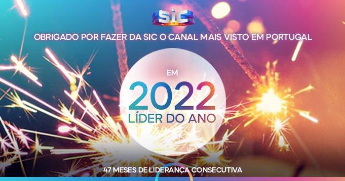 SIC foi líder absoluta em 2022 - SIC