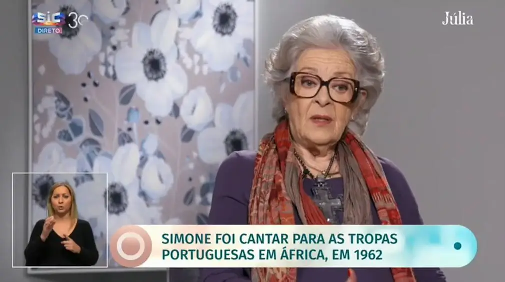 Simone de Oliveira recorda momentos de tensão vividos em Angola: “Vamos ... Simone de Oliveira recorda momentos de tensão vividos em Angola: “Vamos ...