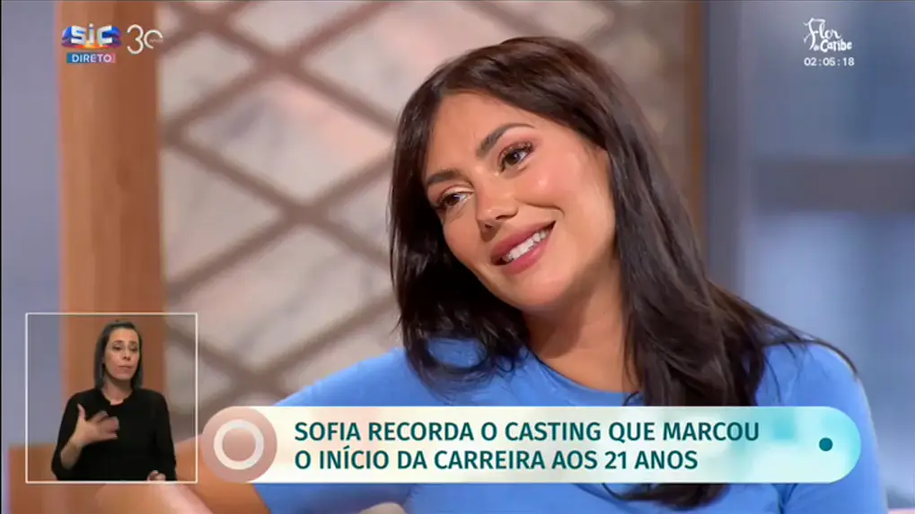 Sofia Ribeiro recorda início de carreira e fala sobre mudança para a ...
