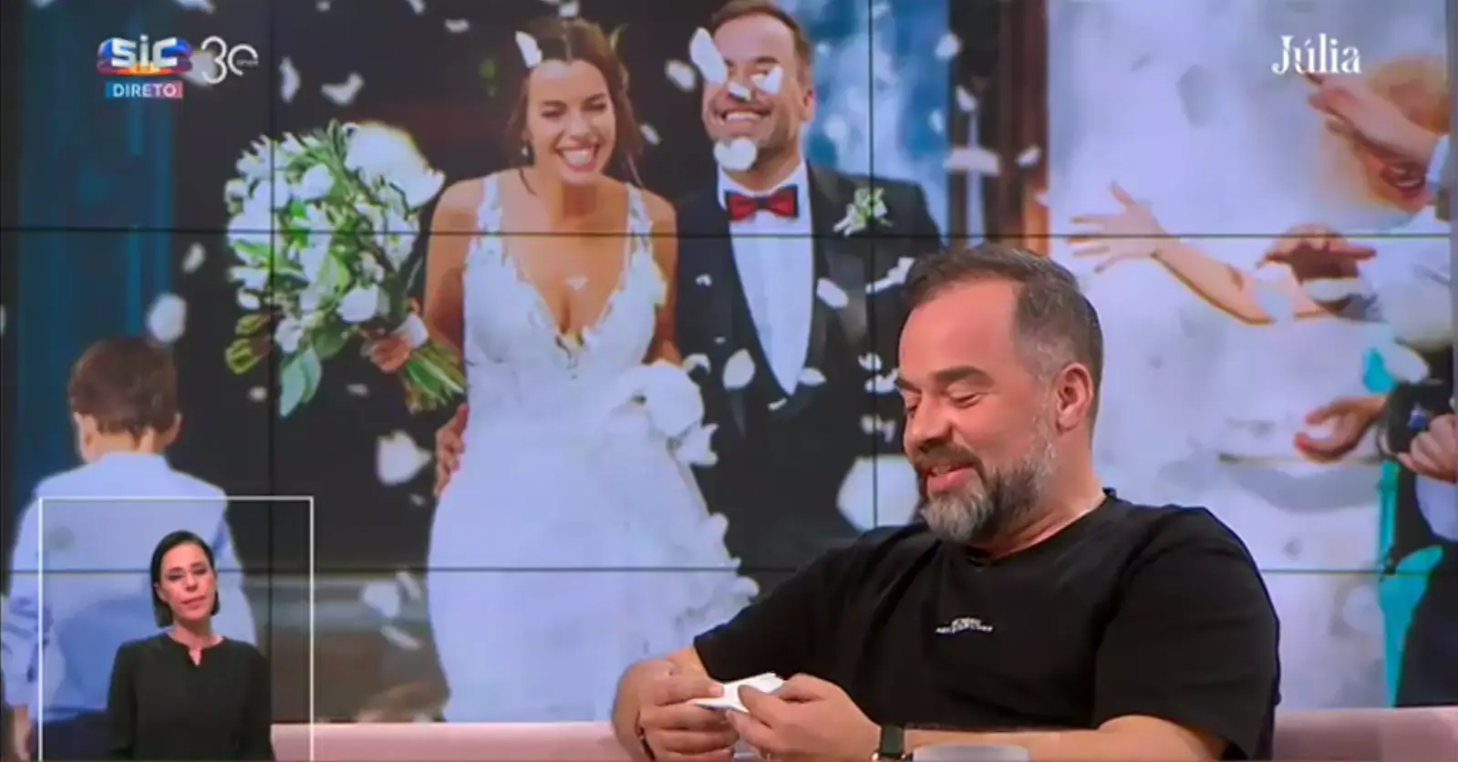 “É uma das razões pelas quais eu a amo” – Luís Filipe Borges emocionado com mensagem de amor da ...