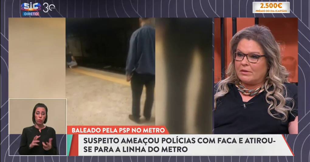 Caos na estação do metro em Lisboa. Homem armado fugiu para a linha e ...