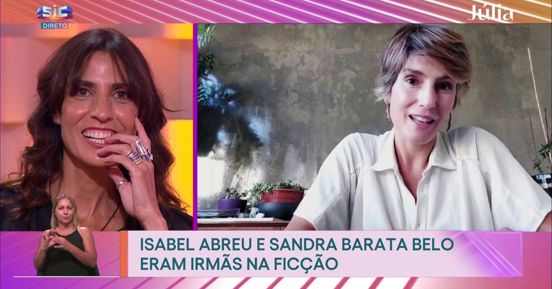 “Quando és má és ótima”— Sandra Barata Belo surpreende a irmã da ficção ...