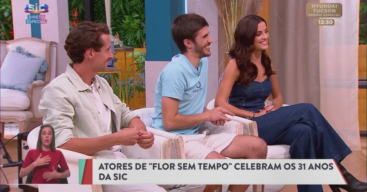 Atores de “Flor Sem Tempo” celebram os 31 anos da SIC: “O público gosta ...