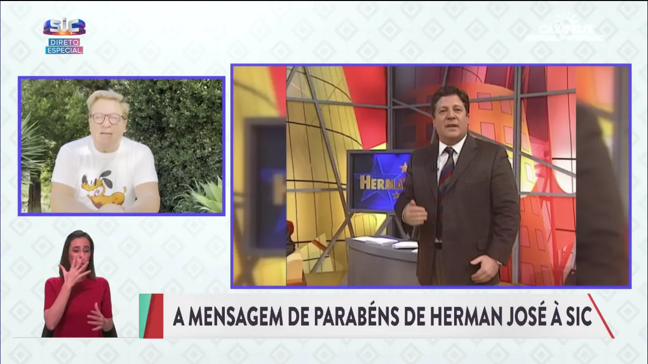 A mensagem de parabéns de Herman José à SIC: “Uma fatia muito ...