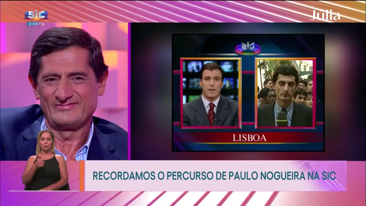 Revisitámos os 31 anos de carreira de Paulo Nogueira na SIC e Júlia Pinheiro admite: "Eu tinha ...