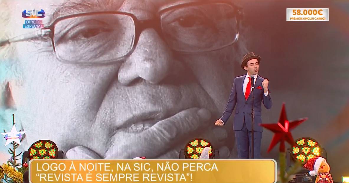Ricardo Raposo transforma-se em Raúl Solnado: "Brilhante!" - SIC