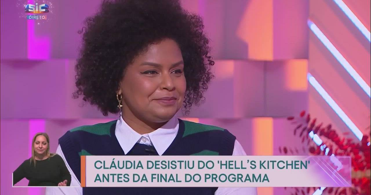 Cláudia Semedo relembra a tensão vivida no Hell’s Kitchen: “Agarrava-me ...