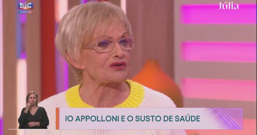 Io Appolloni sofreu uma queda grave: “Eu não aguentava com as dores” - SIC