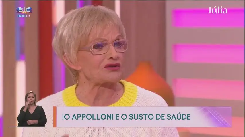 Io Appolloni sofreu uma queda grave: “Eu não aguentava com as dores” - SIC